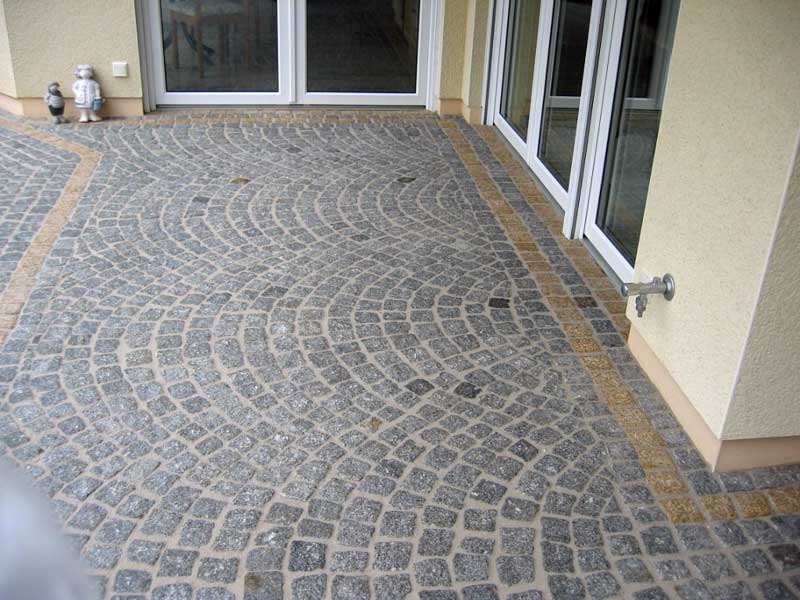 Naturstein-Pflaster Aufbau, verlegen, verfugen, Verlegemuster - U. Bach ...