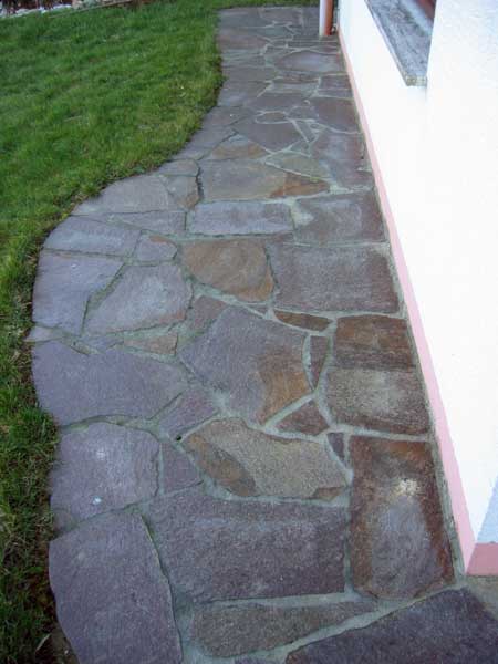 Natursteinplatten für Terrassen, Balkone und Gärten - U. Bach Gartenbau ...