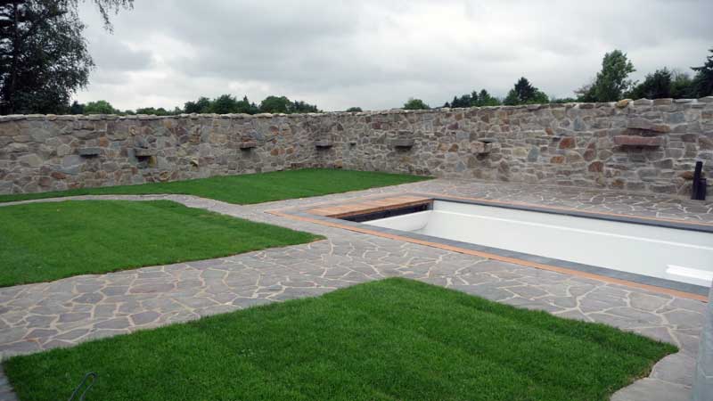 Natursteinplatten für Terrassen, Balkone und Gärten - U. Bach Gartenbau ...